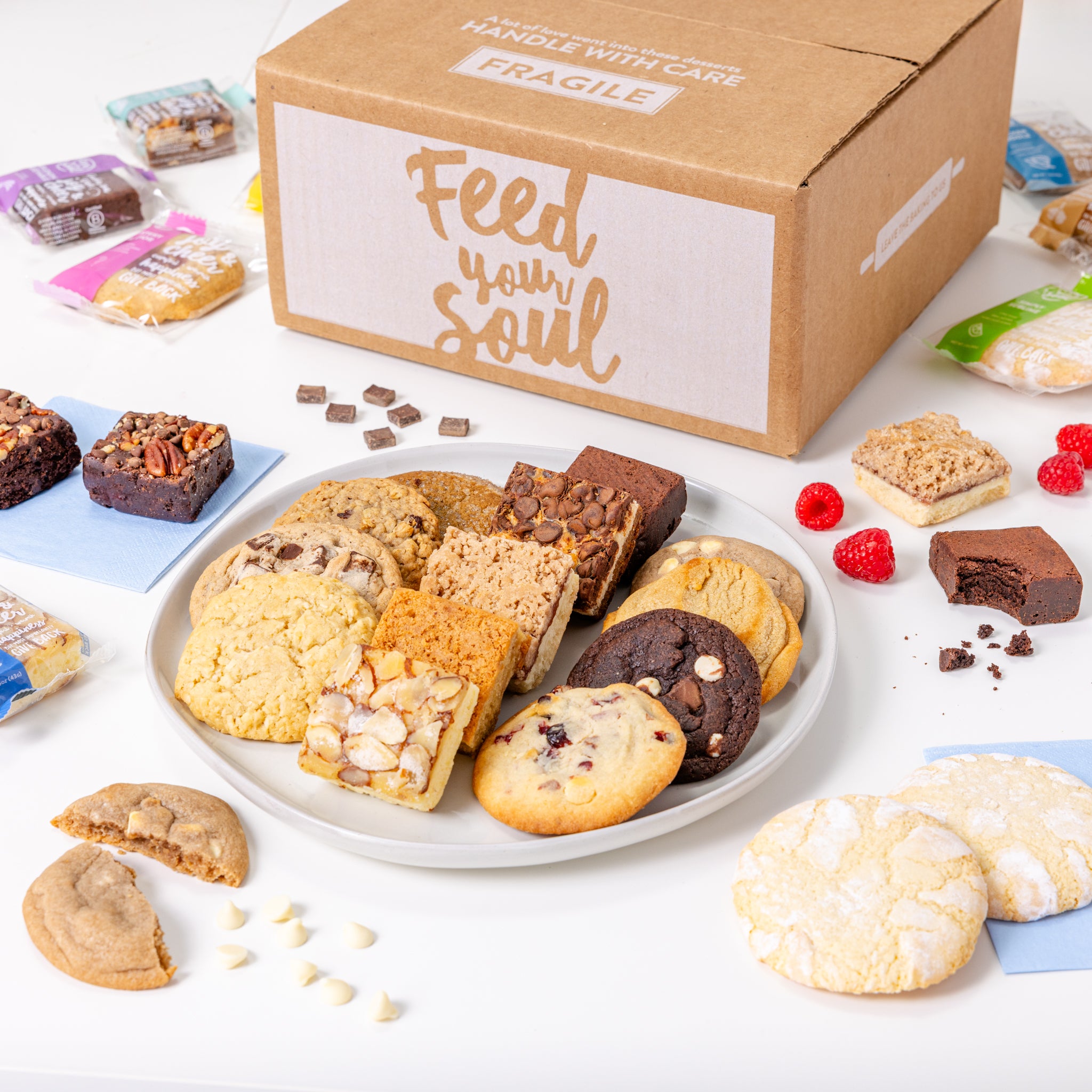 Celebration Batch Cookie and Bar Box (60 count) – Feed Your Soul